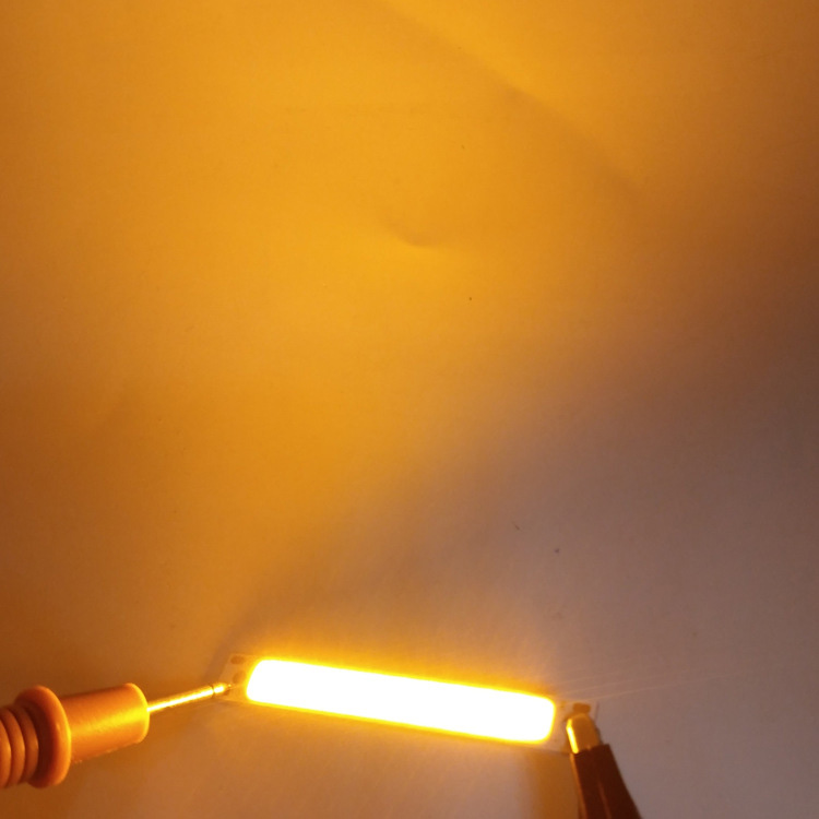 60*8mm RGY Tri-Color COB LED Strip Bar Light 2.36 inch DC2.5-3V 3W ...